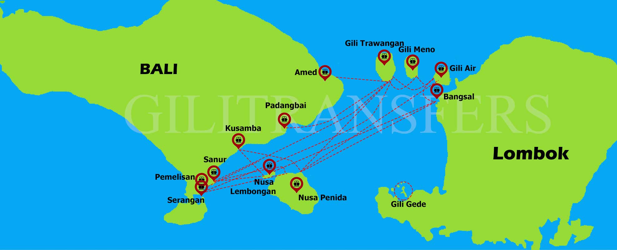 Fast Boat Bali to Gili Penida, Penida Tour and Car Transfer